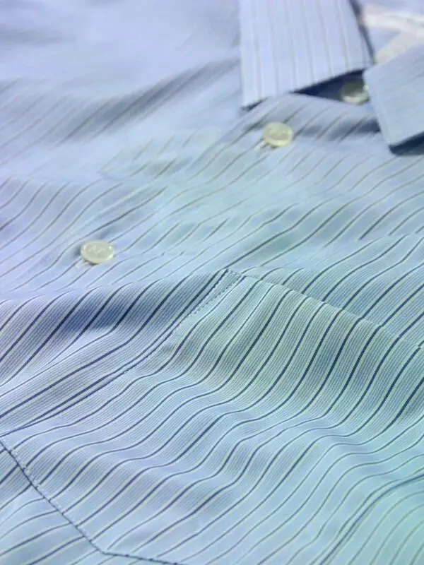 Comme Des Garçons Vertical-stripe Patch-pocket Shirt