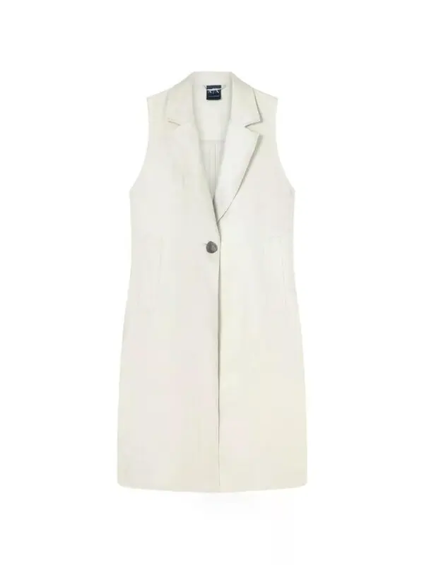 Armani Exchange Sleeveless Notched-lapel Trench Coat