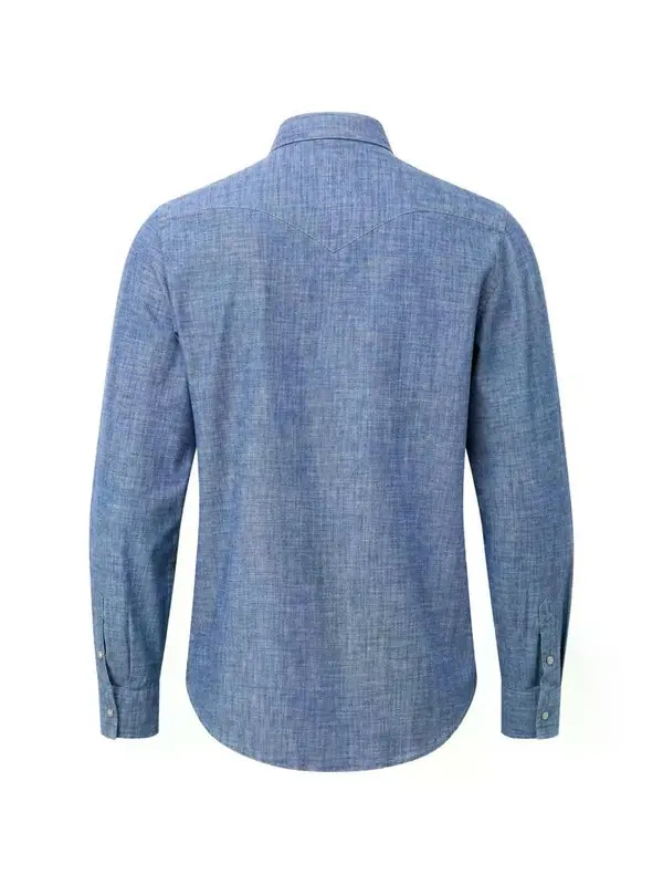 Eleventy Western-style Press-stud Shirt