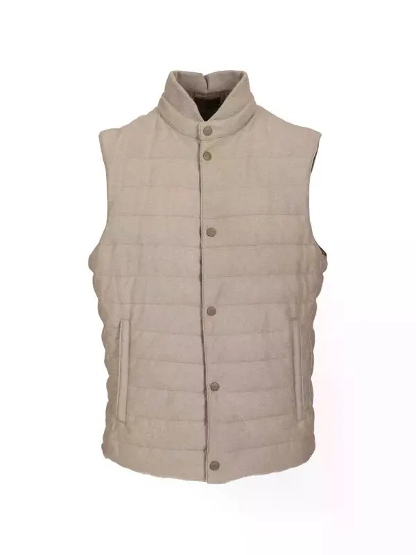 Fedeli Quilted High-neck Gilet