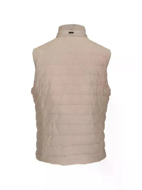Fedeli Quilted High-neck Gilet