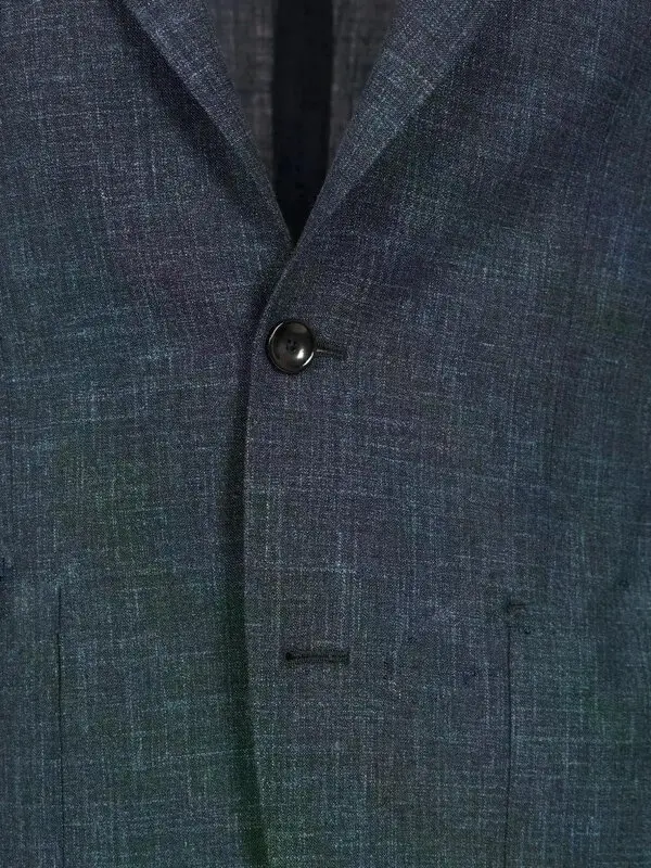 AL DUCA D’AOSTA 1902 Melange-effect Notched-lapel Blazer