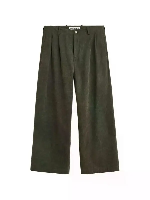Our Legacy Pleated Wide-leg Trousers