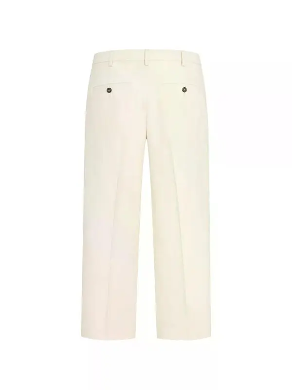 PT TORINO Pressed Crease Straight-leg Trousers