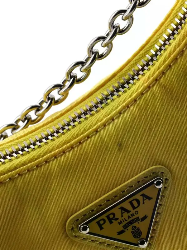 Prada Re-edition 2005 Shoulder Bag Tessuto - Yellow