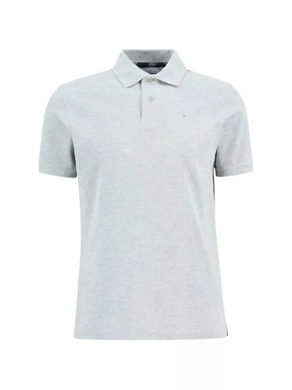 Barbour Tartan Pique Polo Shirt - Grey