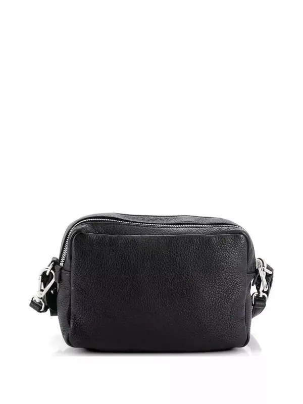 Prada Flou Camera Bag In Vitello Daino Leather - Black