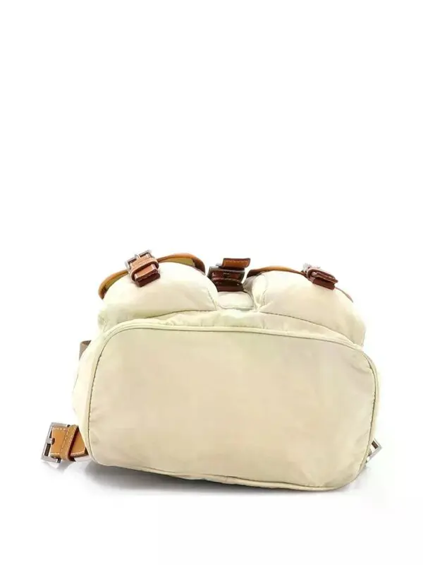 Prada Tessuto Double Front Pocket Backpack
