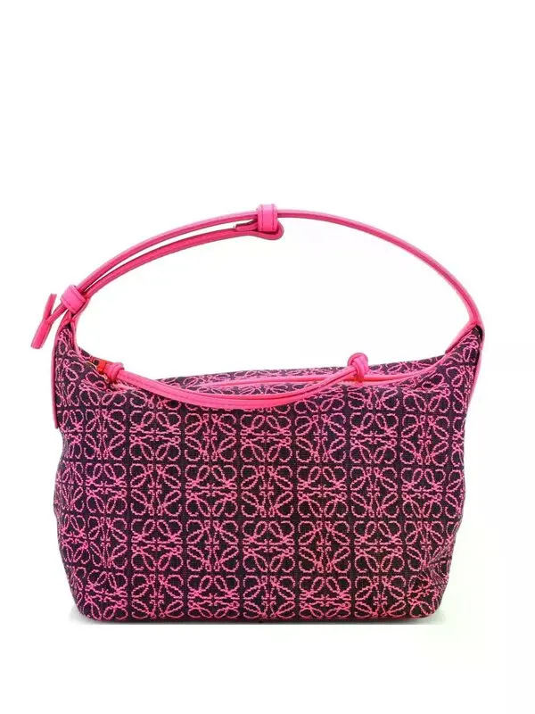 Loewe Cubi Anagram Jacquard Small Hobo Bag - Pink