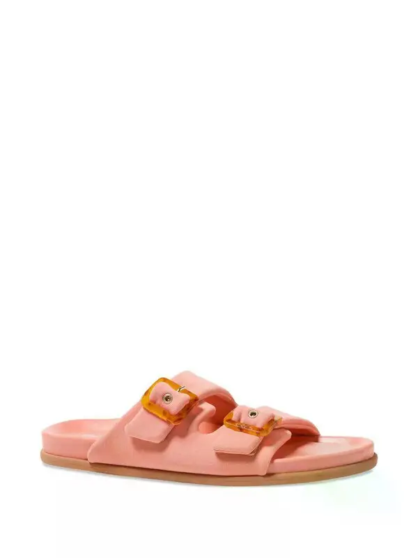 ERES Izai Buckle Strap Mules - Pink