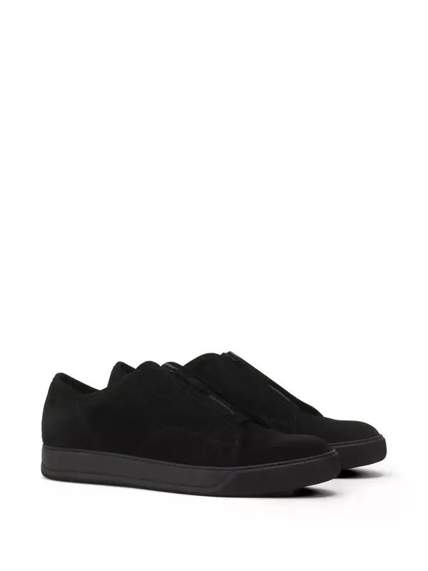 LANVIN Zip-detail Suede Sneakers