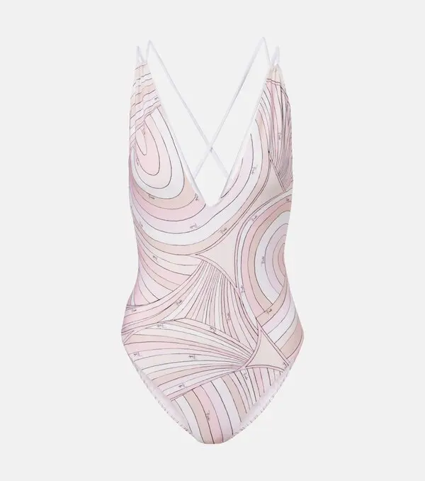 Emilio Pucci Iride One Piece Swimsuit - Pink