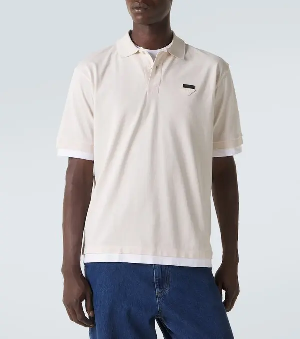 Prada Cotton Polo Shirt - White