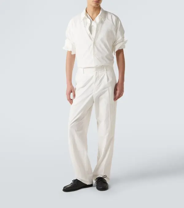 Auralee Cotton Poplin Shirt - White