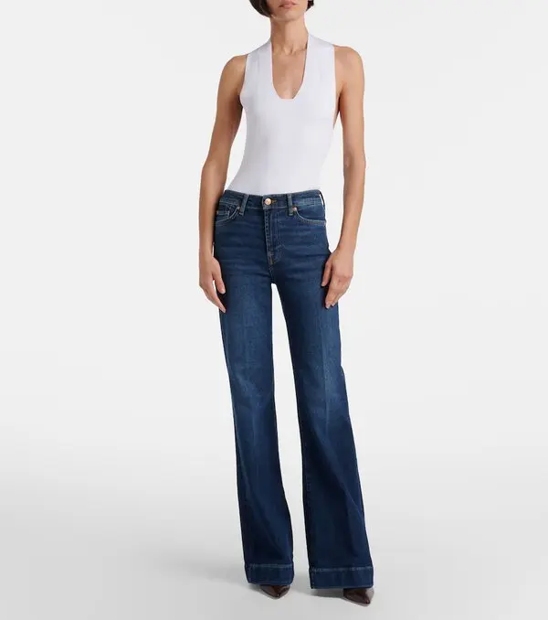 7 For All Mankind Modern Dojo Flared Jeans
