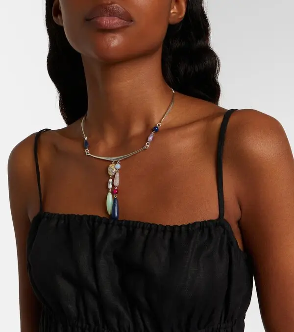 Staud Ayla Linen Crop Top