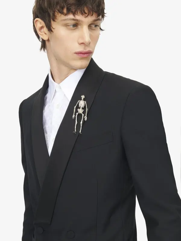 Alexander McQueen Dancing Skeleton Pin Brooch