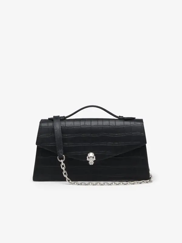 Alexander McQueen Skull Top Handle Bag - Black