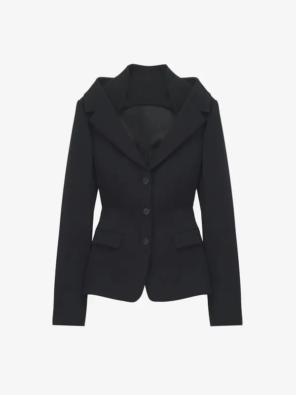 Alexander McQueen Off-the-shoulder Harness Jacket