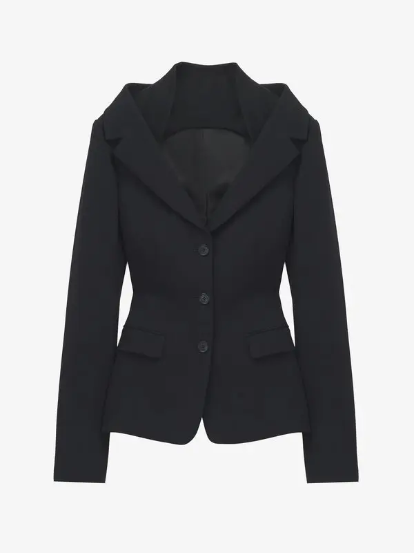 Alexander McQueen Off-the-shoulder Harness Jacket