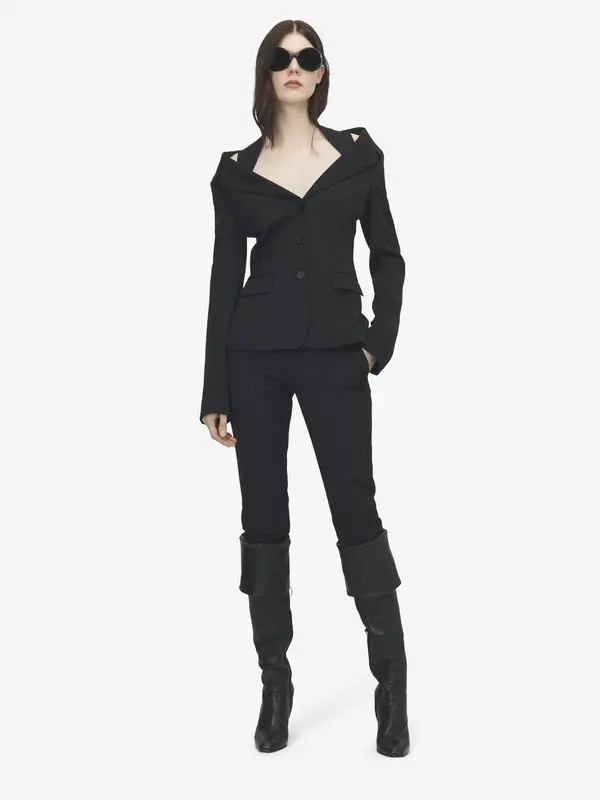 Alexander McQueen Off-the-shoulder Harness Jacket