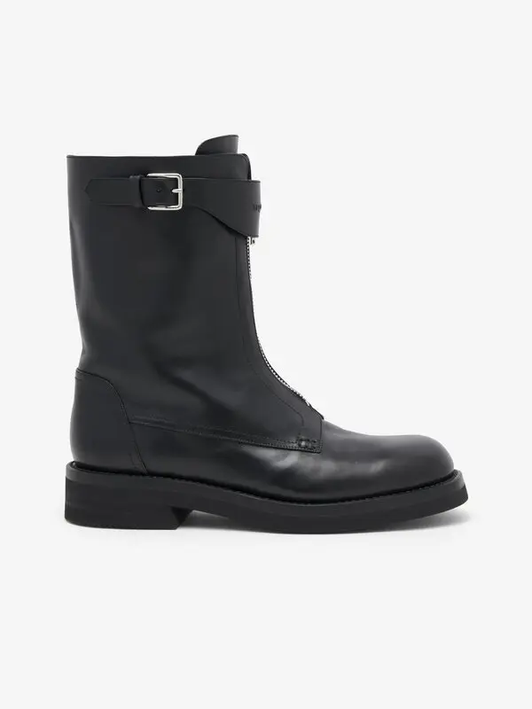 Alexander McQueen Biker Boots - Black