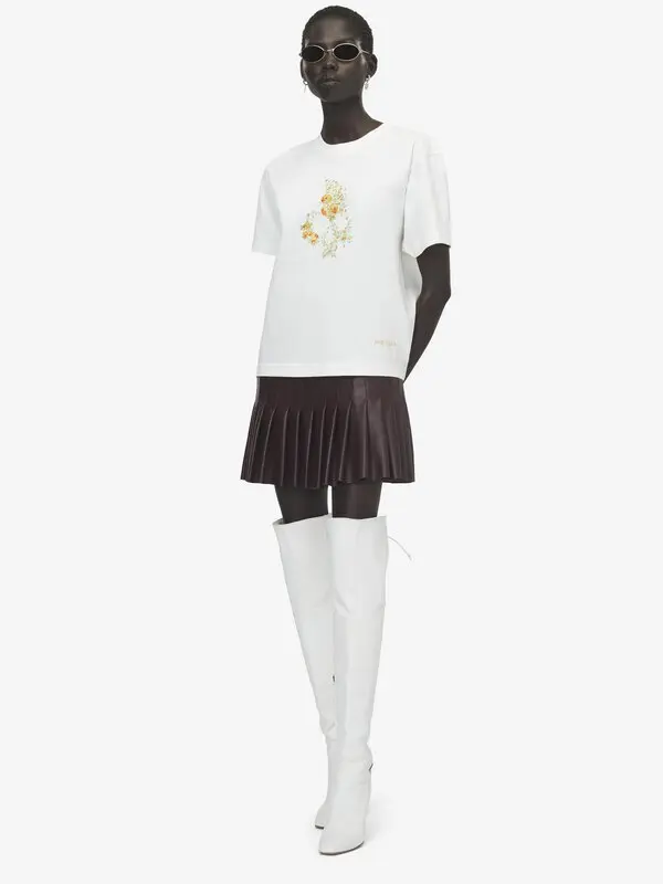 Alexander McQueen Floral Skull T-shirt