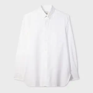 Paul Smith Regular-fit Oxford Cotton Shirt - White