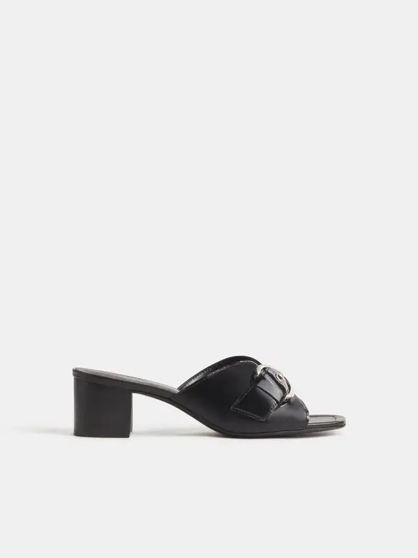 REFORMATION Sable Heeled Sandal - Black