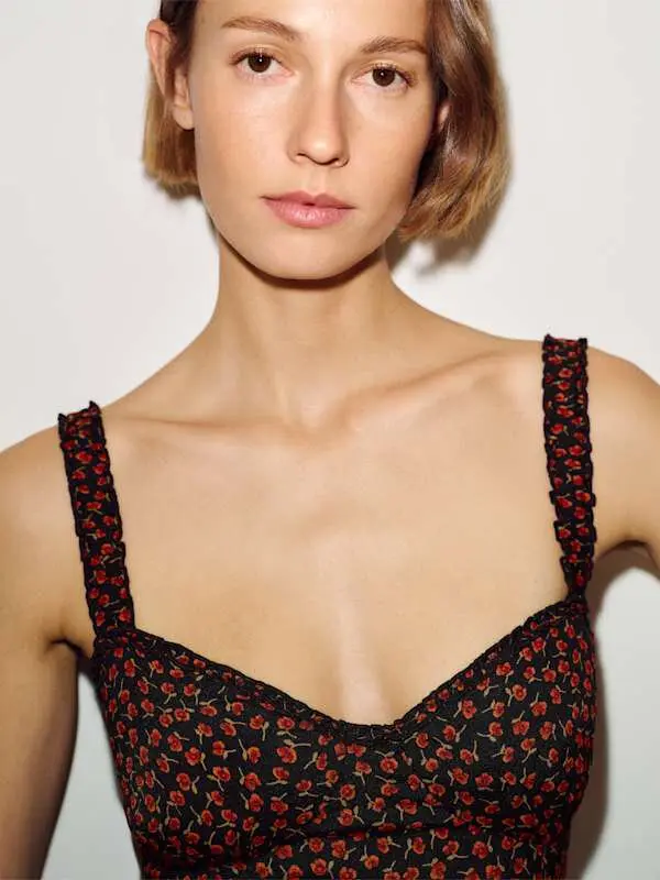 REFORMATION Tully Dress - Black