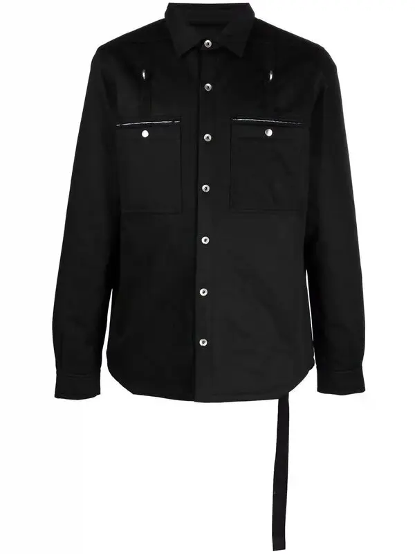 Rick Owens Cotton Shirt Jacket