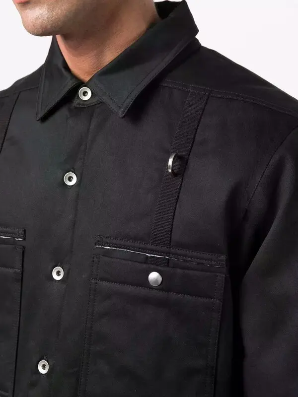 Rick Owens Cotton Shirt Jacket