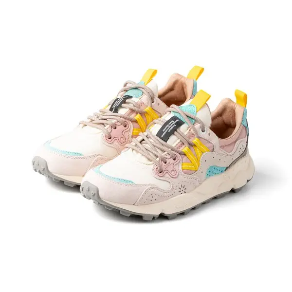 FLOWER MOUNTAIN Multi-color Lace-up Sneakers - Multicolour