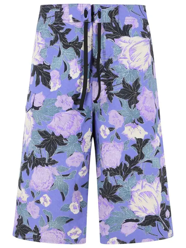 ERL Printed Nylon Swimsuit - Violet