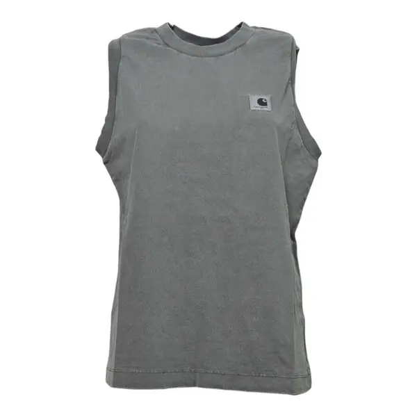 Carhartt Work In Progress Sleeveless Top With Logo Patch