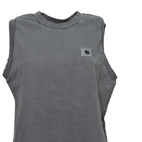 Carhartt Work In Progress Sleeveless Top With Logo Patch