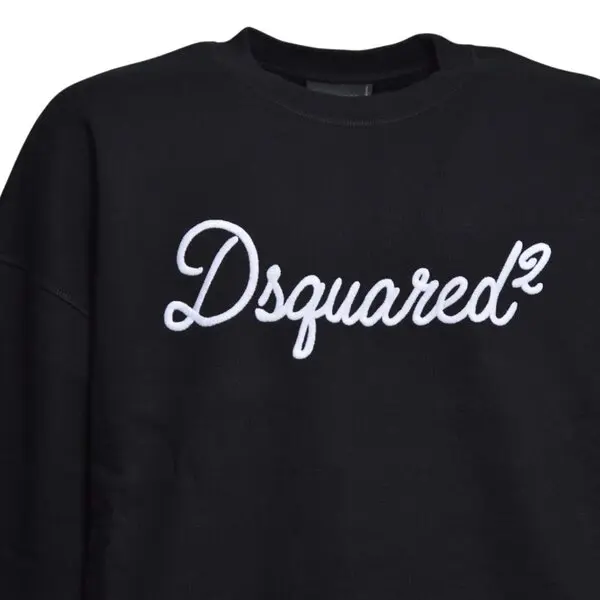 Dsquared2 Crew Neck Sweatshirt With Embroidered Logo