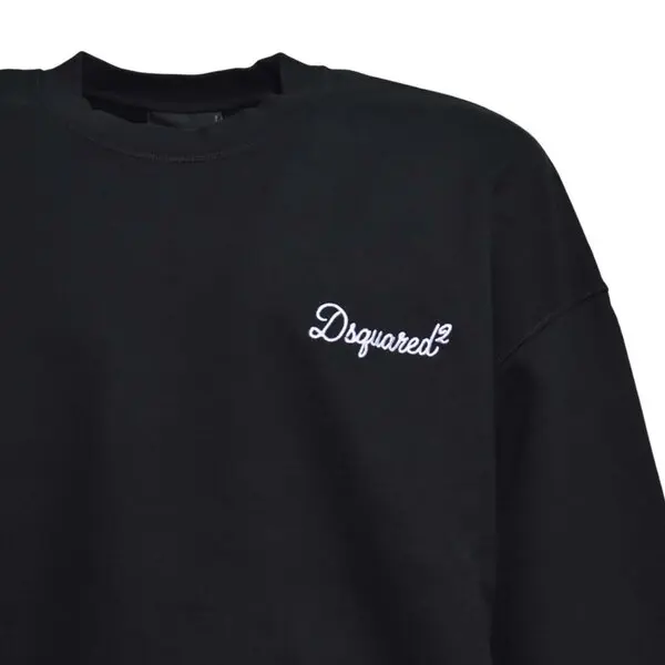 Dsquared2 Embroidered Logo Crewneck Sweater
