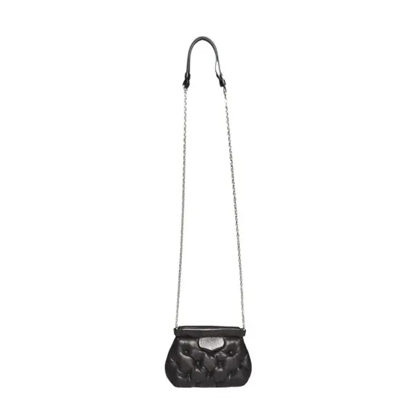 MAISON MARGIELA Quilted Chain Bag - Nero