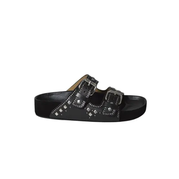 Isabel Marant Étoile Studded Buckled Sandals - Nero