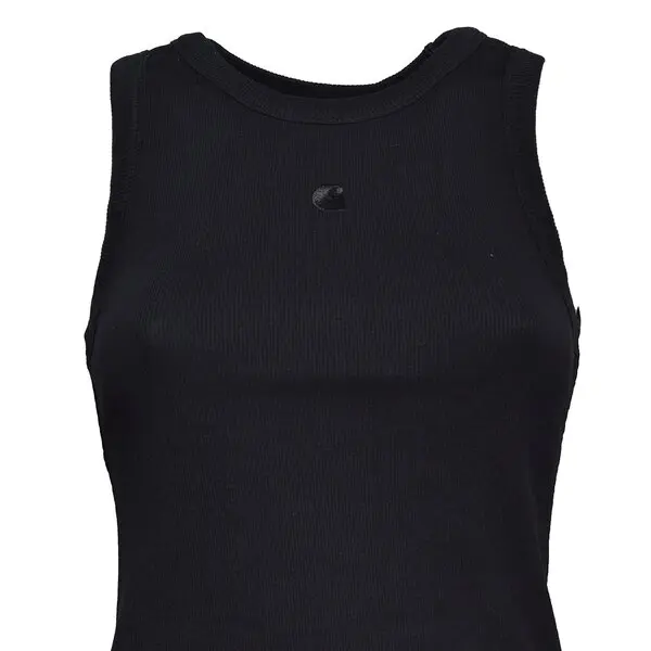 Carhartt Work In Progress Ribbed Tank Top - Nero