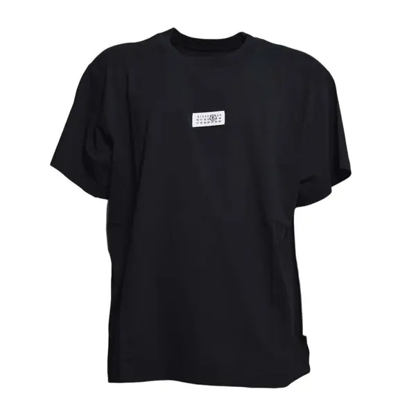 MAISON MARGIELA Black Cotton T-shirt
