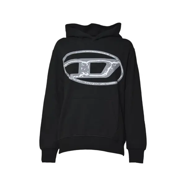 DIESEL® Hooded Pullover With Graphic Detail