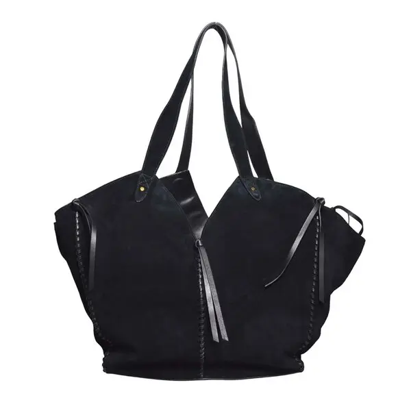 Isabel Marant Étoile Black Suede Tote Bag
