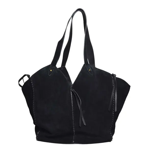 Isabel Marant Étoile Black Suede Tote Bag