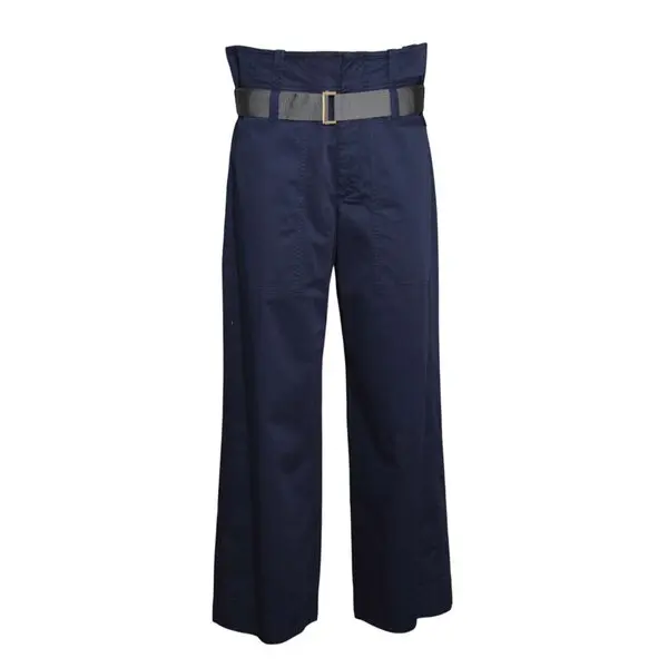 Seafarer High-waisted Belted Trousers