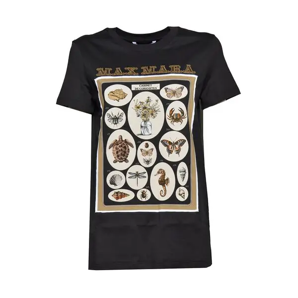 Max Mara T Shirts And Polos - Nero/panna