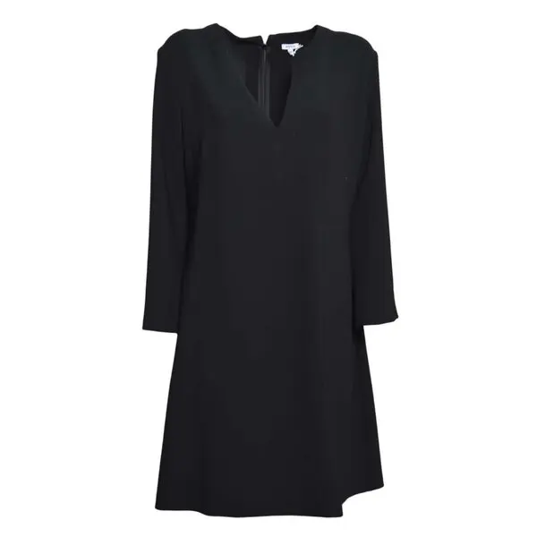 Aspesi Long Sleeve V-neck Dress