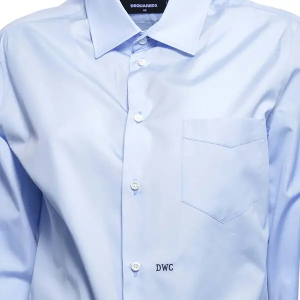 Dsquared2 Button-up Cropped Shirt With Pocket Detail