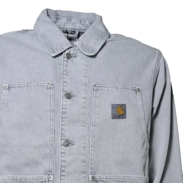 Carhartt Work In Progress Classic Collared Denim Jacket - Denim Grigio